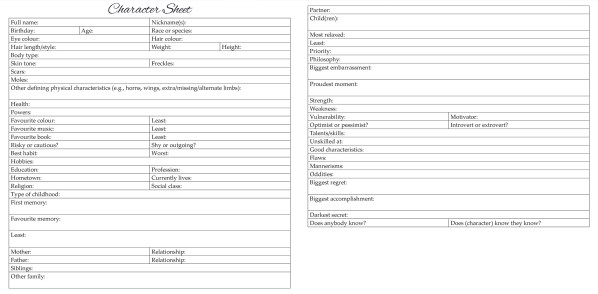 My character sheet (free download) – Miranda Burski